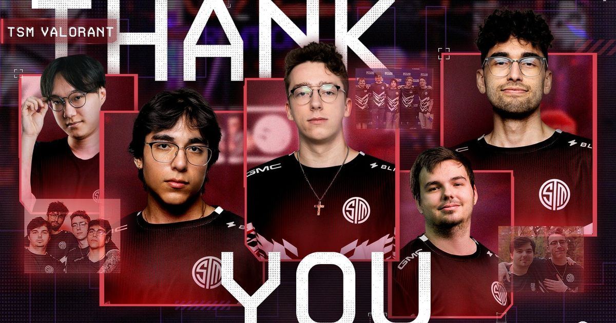 TSM распустила состав по Valorant — команда провалила плей-офф региональной лиги