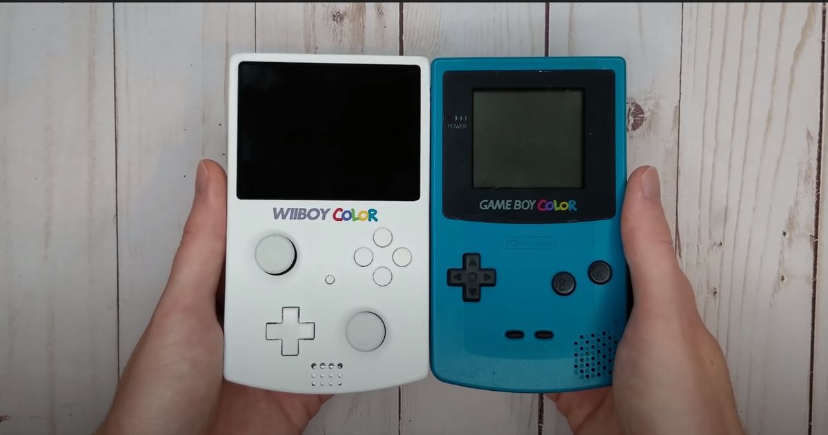 Пользователь сделал портативную Nintendo Wii на основе Game Boy Color