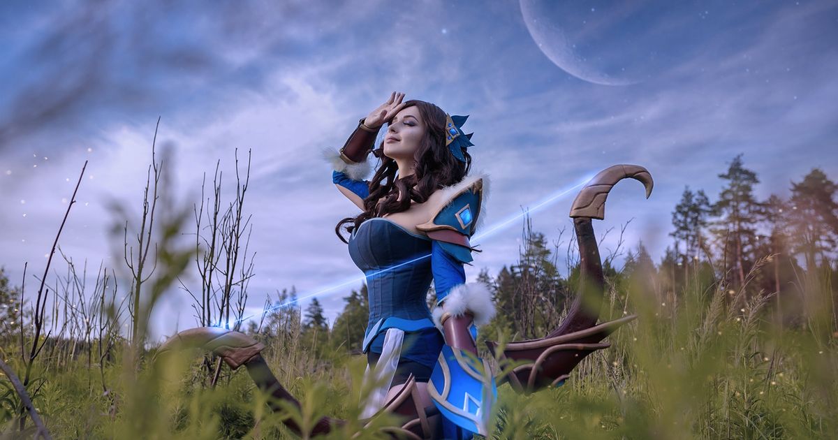 Косплей на Mirana из Dota 2